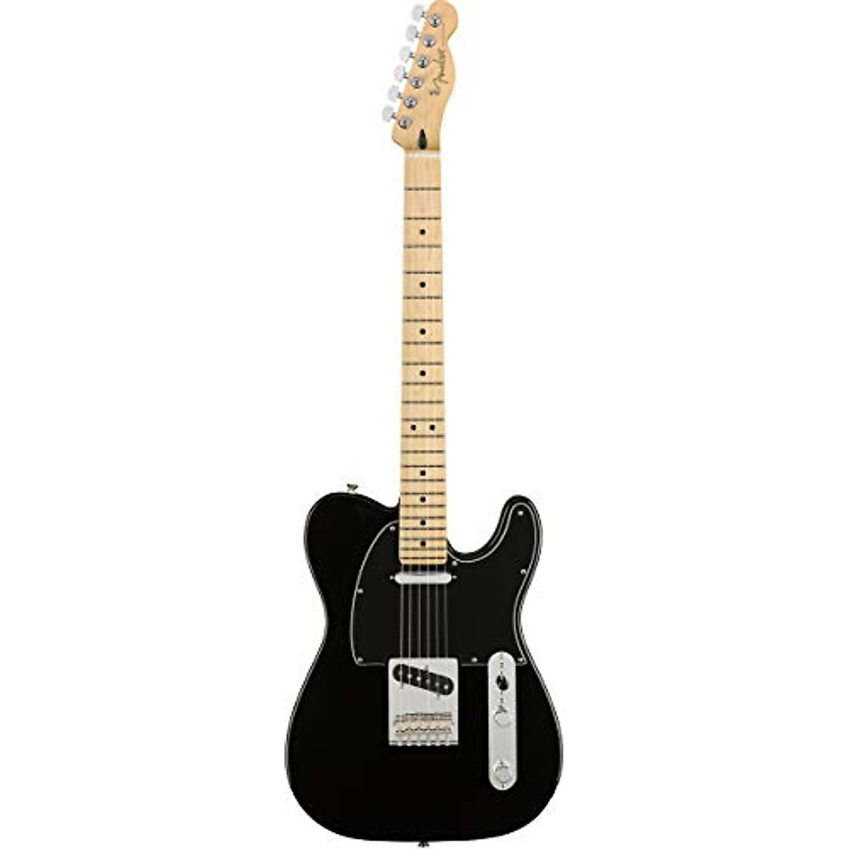 Fender Player Telecaster® - Black Bundle with Hard Case, Instrument Cable, Tuner, Strap, Strings, Picks, Capo, Fender Play Online Lessons, and Austin Bazaar Instructional DVD
