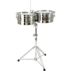 Latin Percussion LP255-S Timbal Stainless Steel