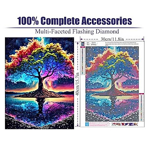 LWZAYS Diamond Painting Kits for Adults,5D DIY Full Drill Round Art Gems Vertical Diamond Art Perfect for Home Wall Decor 12x16 Inch/30 * 40cm