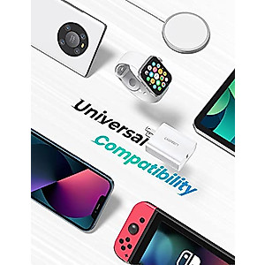 UGREEN 20W USB C Fast Charger with 3FT USB C to Lightning Cable MFi Certified Charging Cable, Foldable Charger Compatible for iPhone 14/13/12, iPad, AirPods Pro, and More