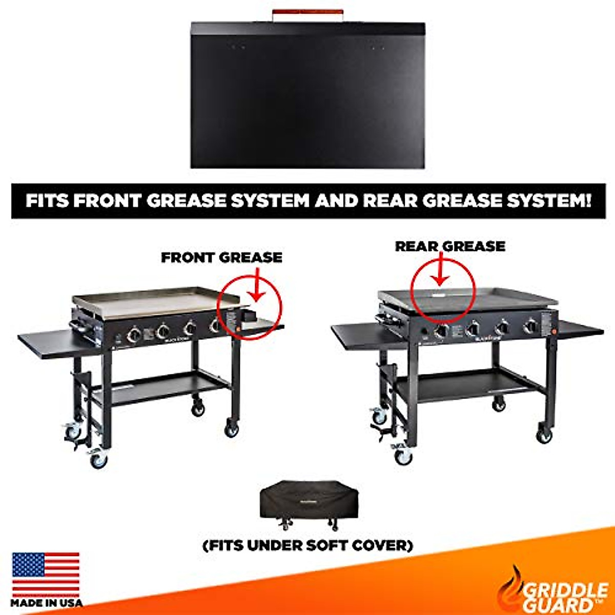 GriddleGuard Blackstone Hard Cover Lid 36" Griddle 36 Inch Outdoor Grill Accessories - Made in USA