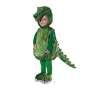 Underwraps Toddler's Alligator Plush Belly Babies Costume, Green, Medium