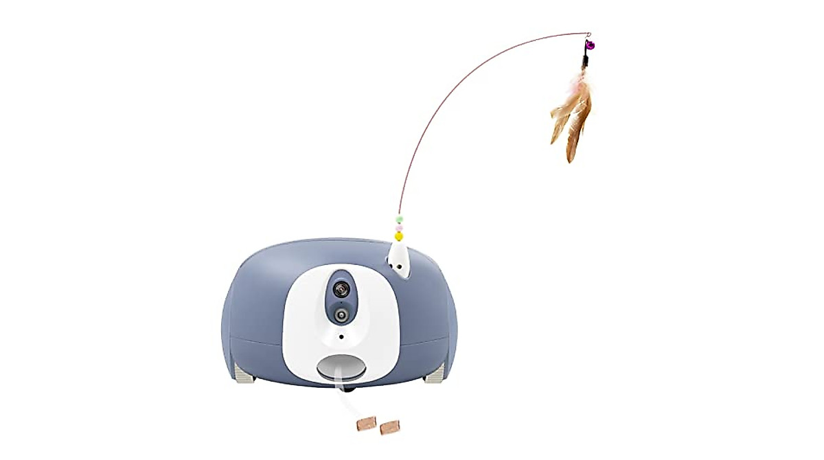 Smart Pet Camera Robot with Treat Dispenser & 2 Way Audio