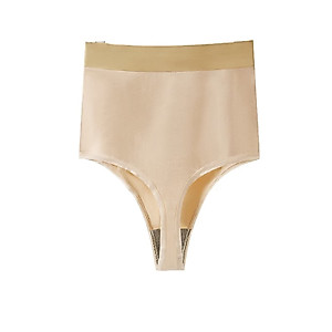 Yunleeb High Waisted Underwear for Women Cotton Wide Waistband High Waisted Thongs for Women Pack(S~2XL) MIX1 XL