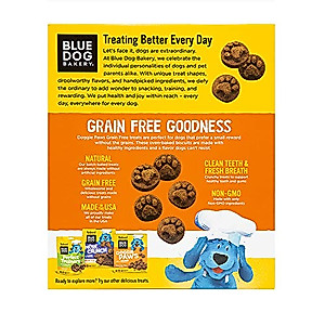 Blue Dog Bakery Natural Dog Treats, Doggie Paws, Maple Bacon Flavor, 16.2oz (1 Count)