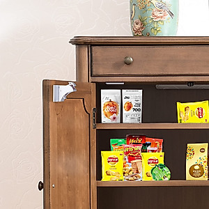 YSF 12 Pack Magnetic Cabinet Locks Highly Secure Baby Proofing Cabinet Latch Child Safety Locks for Cupboard Drawers, Adhesive Easy Installation Children Proofing Cabinet Latches(10 Locks + 2 Keys)