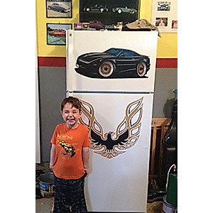 2008 CJ-7 KC Lights Wall Decal Vintage 3D Car Movable Stickers Vinyl Wall Stickers for Kids Room