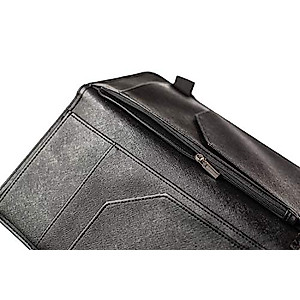 Server Book with Zipper Pocket and Magnetic Closure Server Booklet Waitress Book Serving Book with Money Pocket Waitstaff Organizer Fit Server Apron Waiter Book Wallet High Volume Pocket