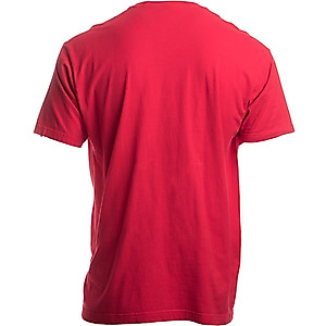 Santa Claus Costume | Jumbo Print Novelty Christmas Holiday Humor Unisex T-Shirt-Adult,XL Red