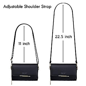 MUIIKOLA Roulens Small Crossbody Shoulder Bag for Women,Cellphone Bags Card Holder Wallet Purse and Handbags