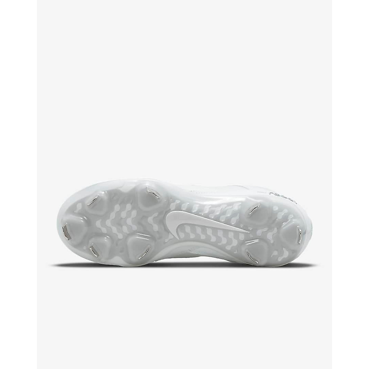 Nike Hyperdiamond 4 Pro Women's Softball Cleat SZ 8 White/Grey