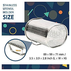 Utensil Drying Rack Chopstick Holder - Stainless Steel Silverware, Cutlery, Dish Drainer Basket for Dishwasher