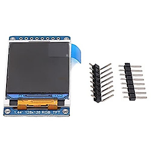 Kadimendium Color Display, Compact 1.44in PCB Clear LCD Display SPI Interface for SCM