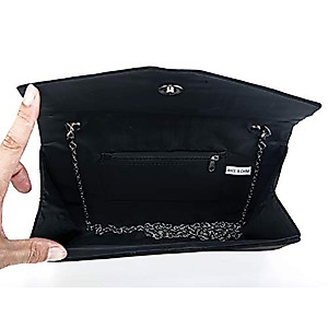 Nodykka Purses and Handbags Envelope Evening Clutch Crossbody Bags Velvet Classic Wedding Party Shoulder Bag for Women …
