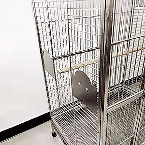 BMWPET SUS201 Stainless Steel PLAYTOP Style Bird CAGE Parrot CAGE 36"X26"X65"