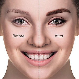 YOLETO Waterproof Eyebrow Gel - Dark Brown Tinted Mascara Makeup for Natural-Looking Brows, Long-Lasting Smudge-Proof Formula with Brow Shaper and Mascara Primer Brush Wand Kit