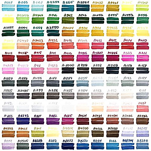 ARTEZA Art Alcohol Markers, Set of 120 Colors, EverBlend Dual Tip Markers with 144-Slot Organizer, Fine and Broad Chisel Nib, for Coloring and Drawing