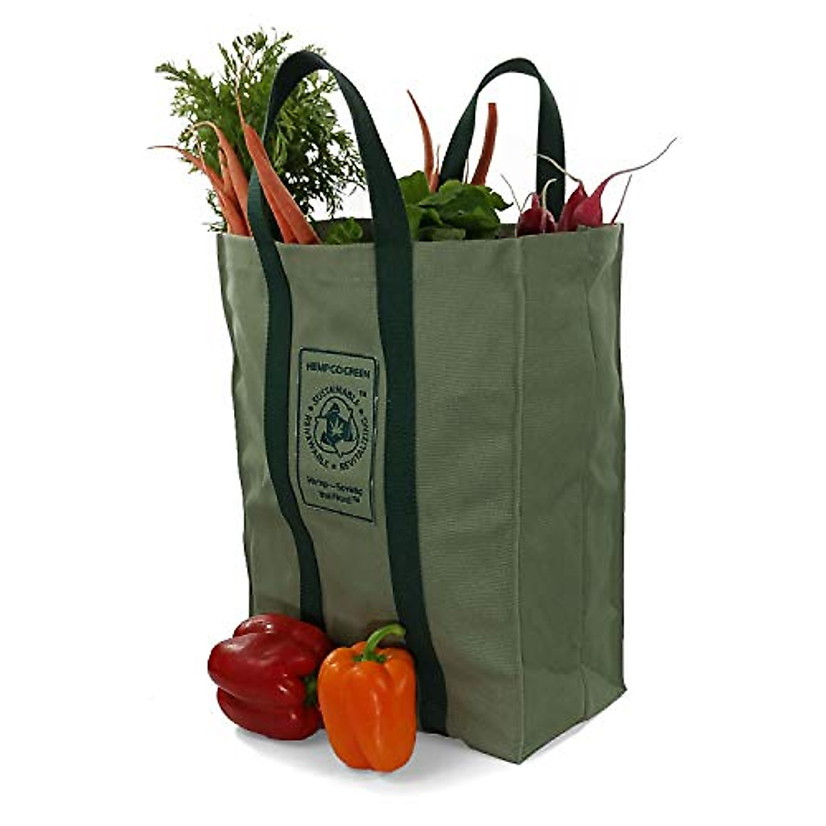 Hemp Go Green 100% Hemp Canvas Washable Heavy Duty Reusable Shopping Bag