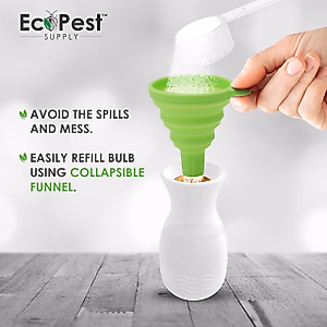 Powder Duster | Large Bulb Duster, Sprayer, and Applicator for Powder and Dust | Perfect for Organic Gardening and Pest Control Treatment for Bed Bugs, Roaches, Ants, Fleas, Ticks, and More