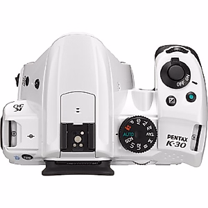 Pentax K-30 Weather-Sealed 16 MP CMOS Digital SLR (White, Body Only) (Discontinued by Manufacturer)