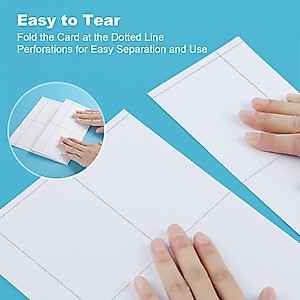 MaxGear Name Badge, Name Badges Inserts Name Badge Labels, Printable Name Tags, Name Tag Inserts, Insert Badge Refill 240 Badge Inserts, Printable Inserts and Badge Holders, 3 x 4 Inch (5392), White