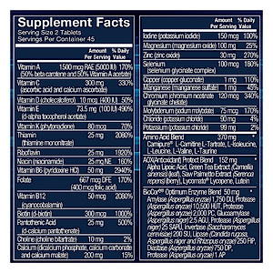 BodyTech Ultimate Man Elite Multivitamin & Mineral Training Support Formula, 45 Servings (90 Tablets)