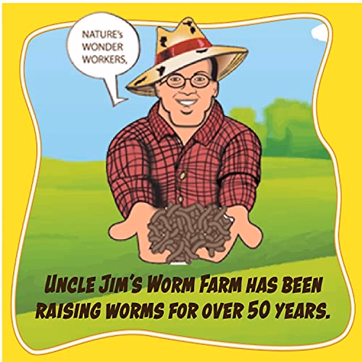 Uncle Jim's Worm Farm Red Wiggler Live Composting Worms Mix for Garden Soil or Fishing | Pack of Compost Improves Structure and Quality Healthier Gardens 250 Count