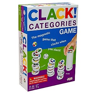 AMIGO Clack! Categories, Kids Magnetic Stacking Game for Ages 7+