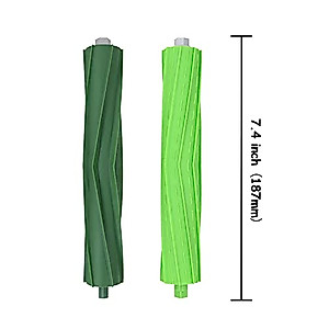 ROBBEAR 1 Set Replacement Roller Brushes Compatible with iRobot Roomba J & I & E Series J7 J7+ i3 i3+ i4 i4+ i6 i6+ i7 i7+ i8 i8+Plus E5 E6 Robotics Vacuum Cleaner Accessories Replacement Parts