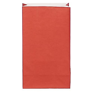 CleverDelights Red Luminary Bags - 30 Pack - Wedding Christmas Holiday Luminaria