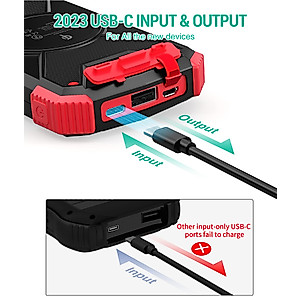 BLAVOR Solar Charger Power Bank Plus 10W Portable Solar Charger(5V/2A Max)