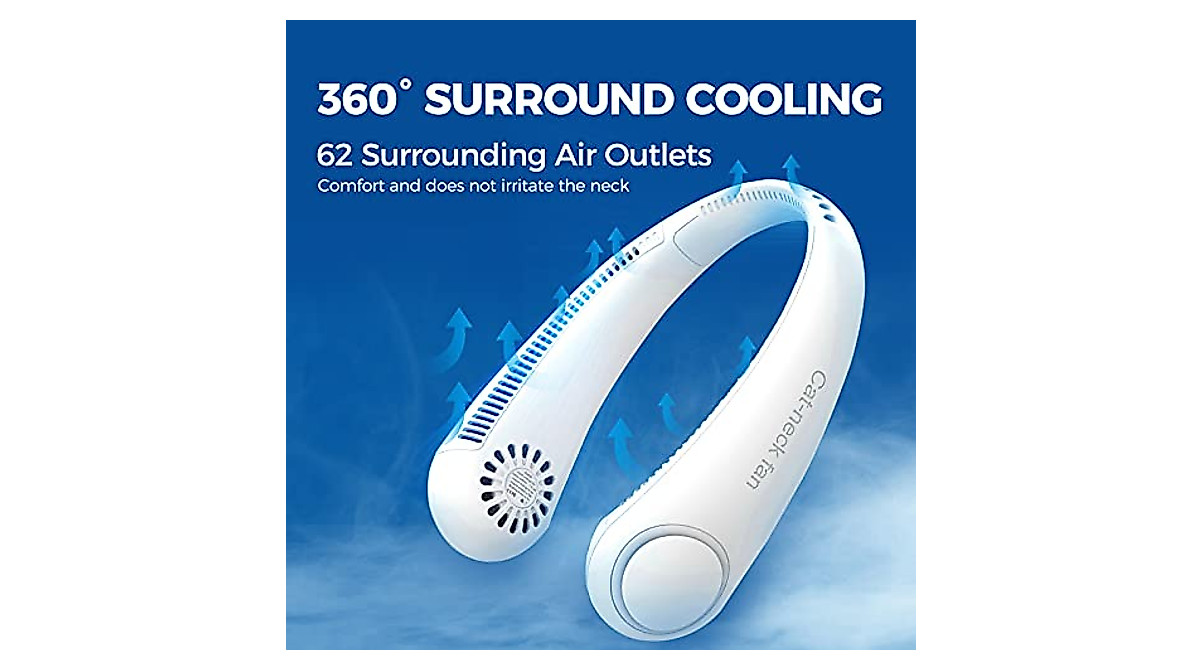 Hands-Free Neck Fan - Portable Bladeless Cooling Technology