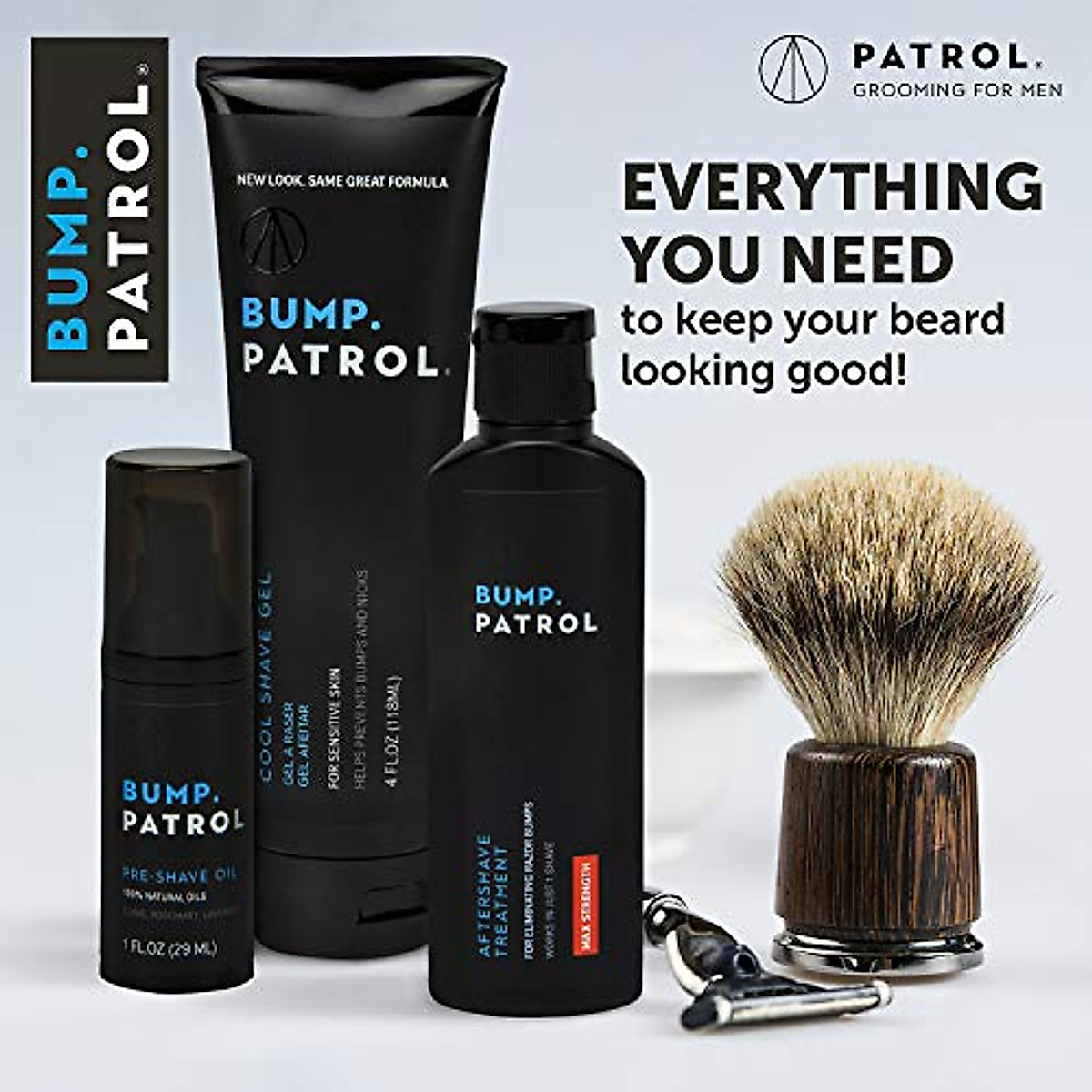Bump Patrol Original Formula After Shave Bump Treatment Serum - Razor Bumps, Ingrown Hair Solution for Men and Women - 4 Ounces