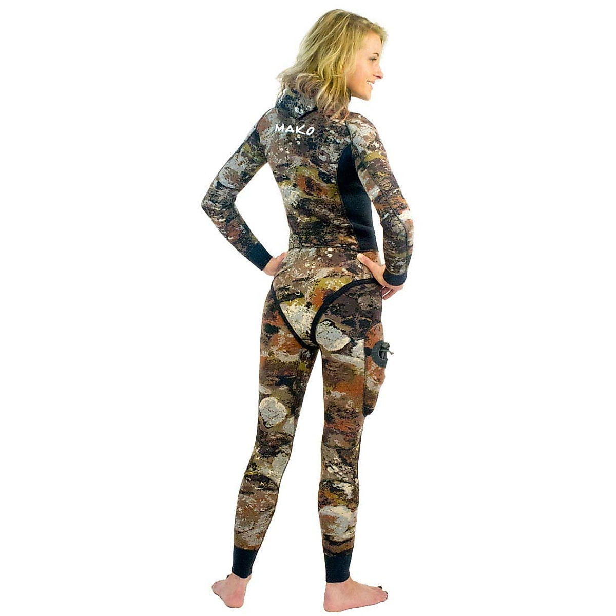 MAKO Spearguns Womens Spearfishing Wetsuit 3D Yamamoto Reef Camo 3mm 2 Piece (Medium)