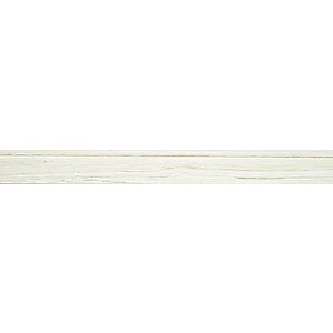 6x24 Frame White Solid Wood Picture Frame Width 1.5 Inches | Interior Frame Depth 0.5 Inches | Whitcomb Rustic Photo Frame Complete with UV Acrylic, Foam Board Backing & Hanging Hardware