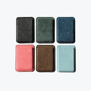 ALMA Alcantara Cardholder (Forest Green)