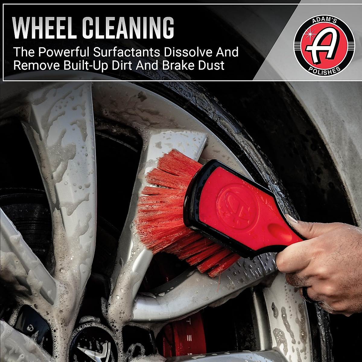 Adam's Polishes Wheel & Tire Cleaner 16oz - Professional All in One Tire & Wheel Cleaner Car Wash Well Cleaning Spray for Car Detailing | Safe On Most Rim Finishes - Pack of 2