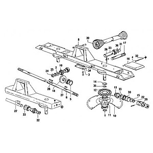 Vicon, Zweeger Hay Tedder Universal Joint Assembly Part No: A-W088397, V51000139Z, ZND9669Z