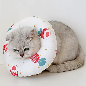 Recovery Collars & Cones (Pink cat（Medium）)