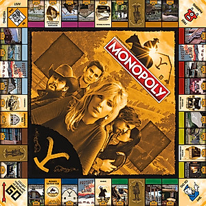 Monopoly: Yellowstone | Buy, Sell, Trade Spaces Featuring Locations from The Paramount Network Show | Collectible Classic Monopoly Game | Officially-Licensed, Yellowstone Game & Merchandise, 6 players