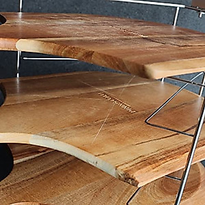 PINNACOLO Folding Pizza Rack with Five 14 Inch Pizza Screens - Compact and Convenient Design for Easy Storage and Baking Multiple Pizzas