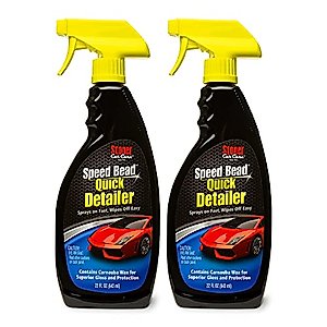 Stoner Car Care 92354-2PK 22-Ounce Speed Bead Quick Detailer Car Cleaner Wax Spray for Fast Touch-Ups and to Provide Shine and Protection, Pack of 2