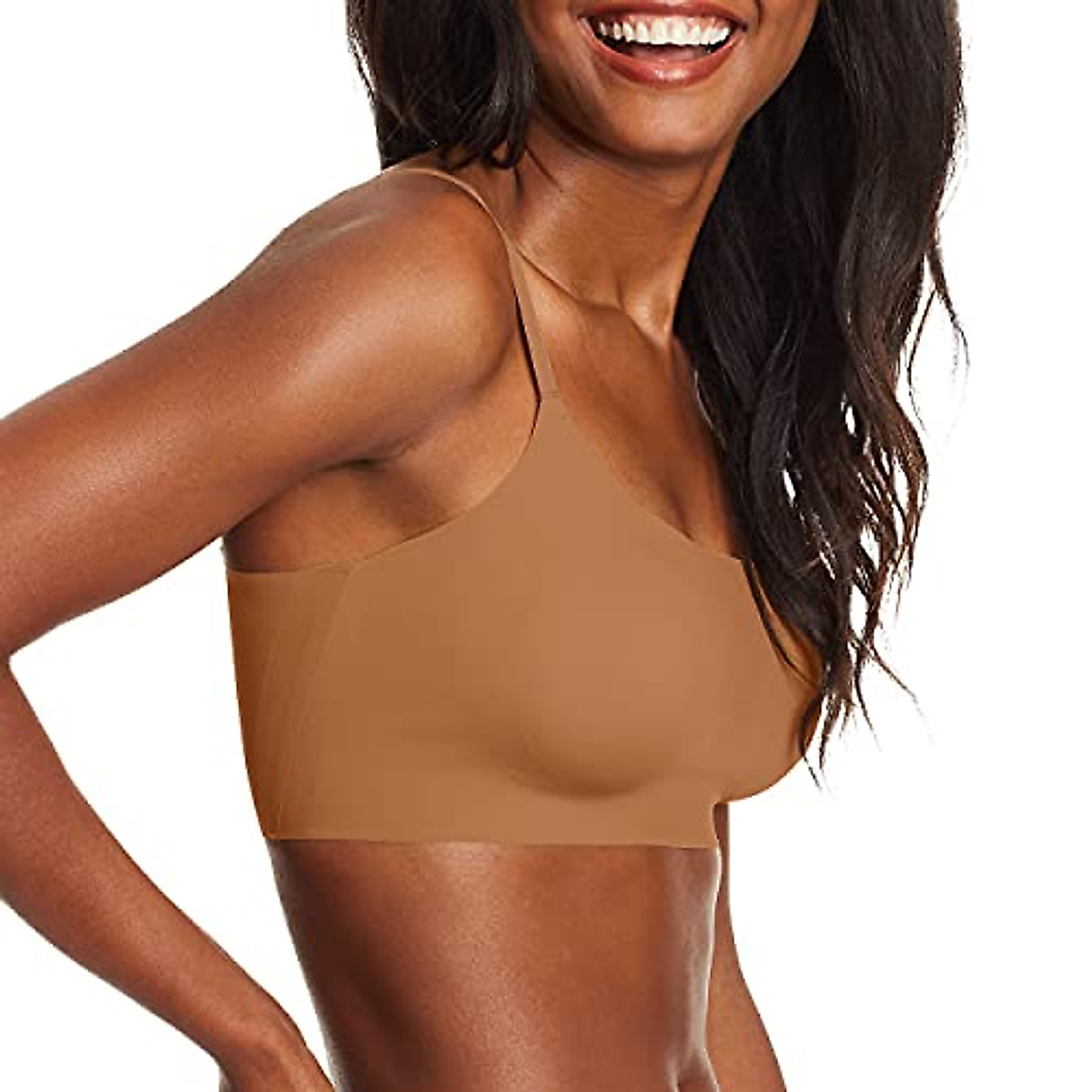 Maidenform womens Modern Comfort Pullover Wireless Dm7676 Bra, Cinnamon Butter, Medium US
