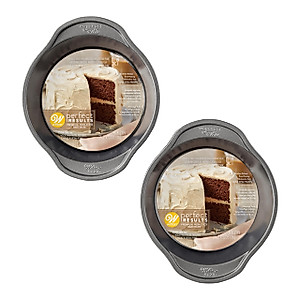 Wilton Perfect Results Premium 6-inch Non-Stick Round Cake Pan Set, 2-Piece, Steel