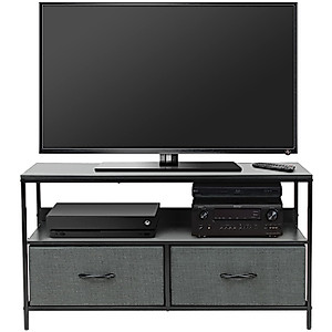 Sorbus TV Stand Dresser with 2 Drawers - Television Riser Chest with Storage - Bedroom, Living Room, Closet, & Dorm Furniture