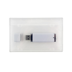 Mini Flash Pac® USB Flash Drive Case Super Clear - 25 Pack