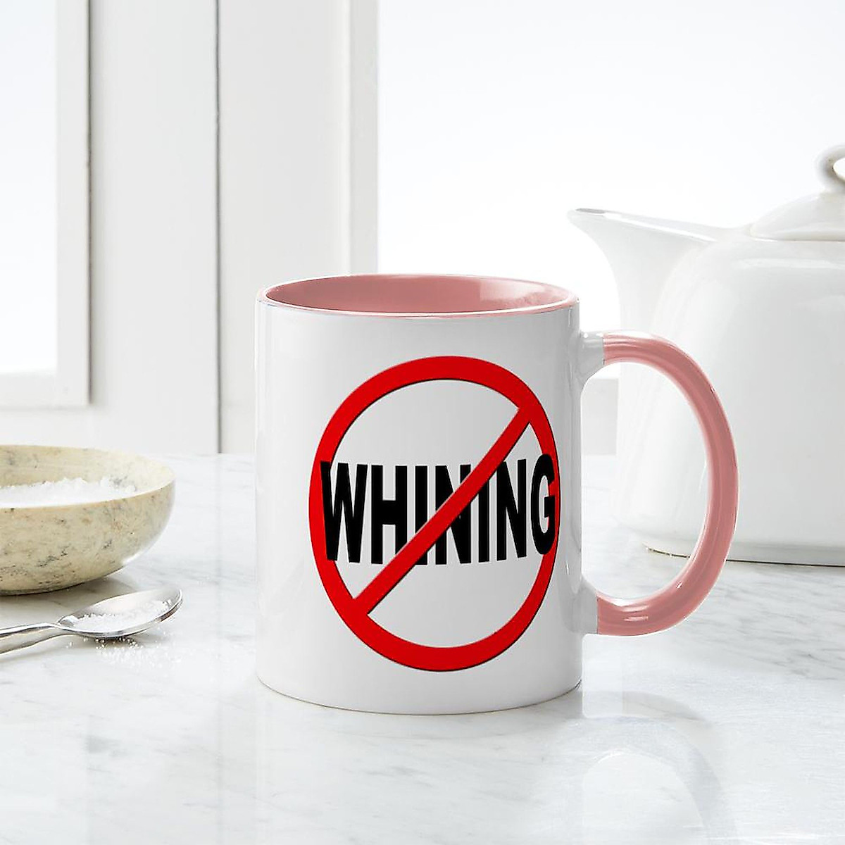 CafePress Anti/No Whining Mug Ceramic Coffee Mug, Tea Cup 11 oz