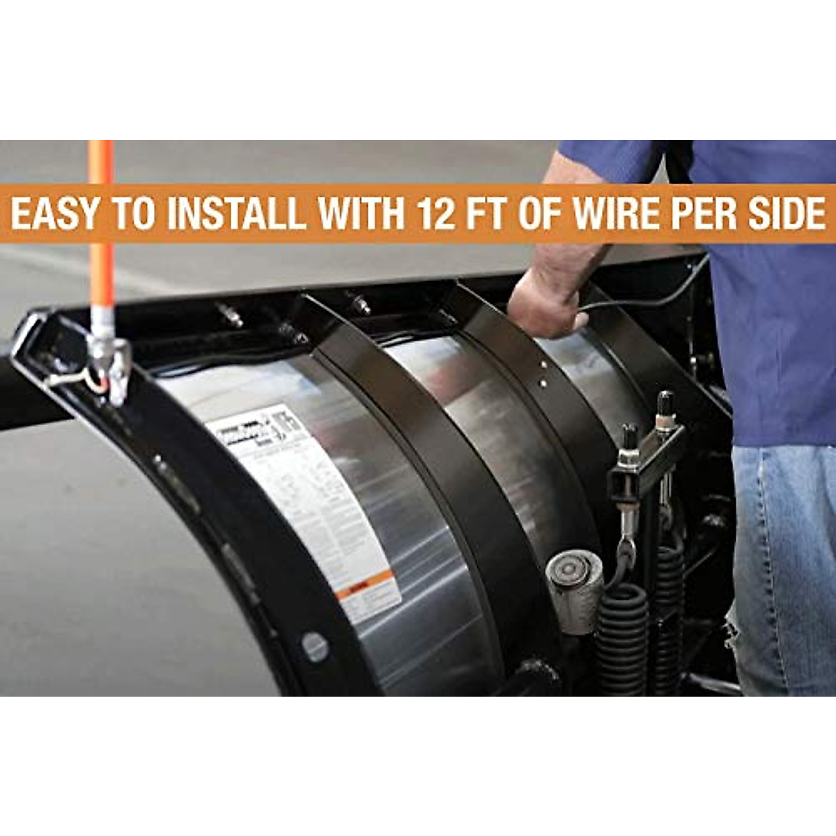 SaltDogg 1308136 36 Inch Illuminated LED Snow Plow Guides, Snow Plow Blade Markers for High Visibility