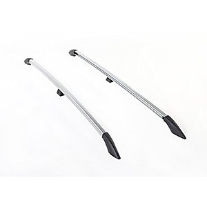 Perrycraft AVXX78-SV Aventura Silver 78" Long Drill-in Installation Roof Rail