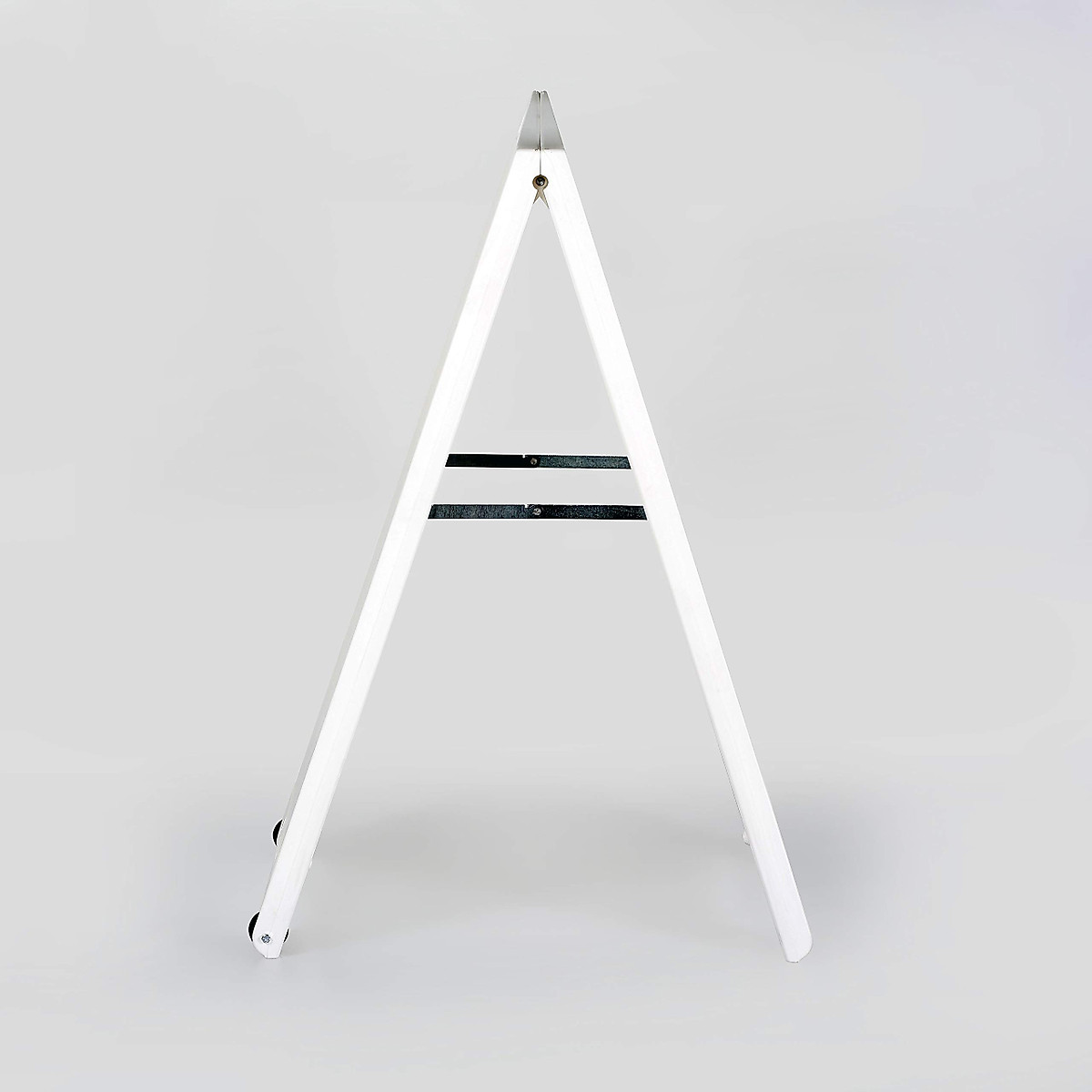 M&T Displays Street SignPro Board, White 24x36 Inch Weatherproof Sandwich Board A-Frame Sidewalk Curb Sign Holder Folding Portable Double Sided Advertising Display for Restaurant Cafe